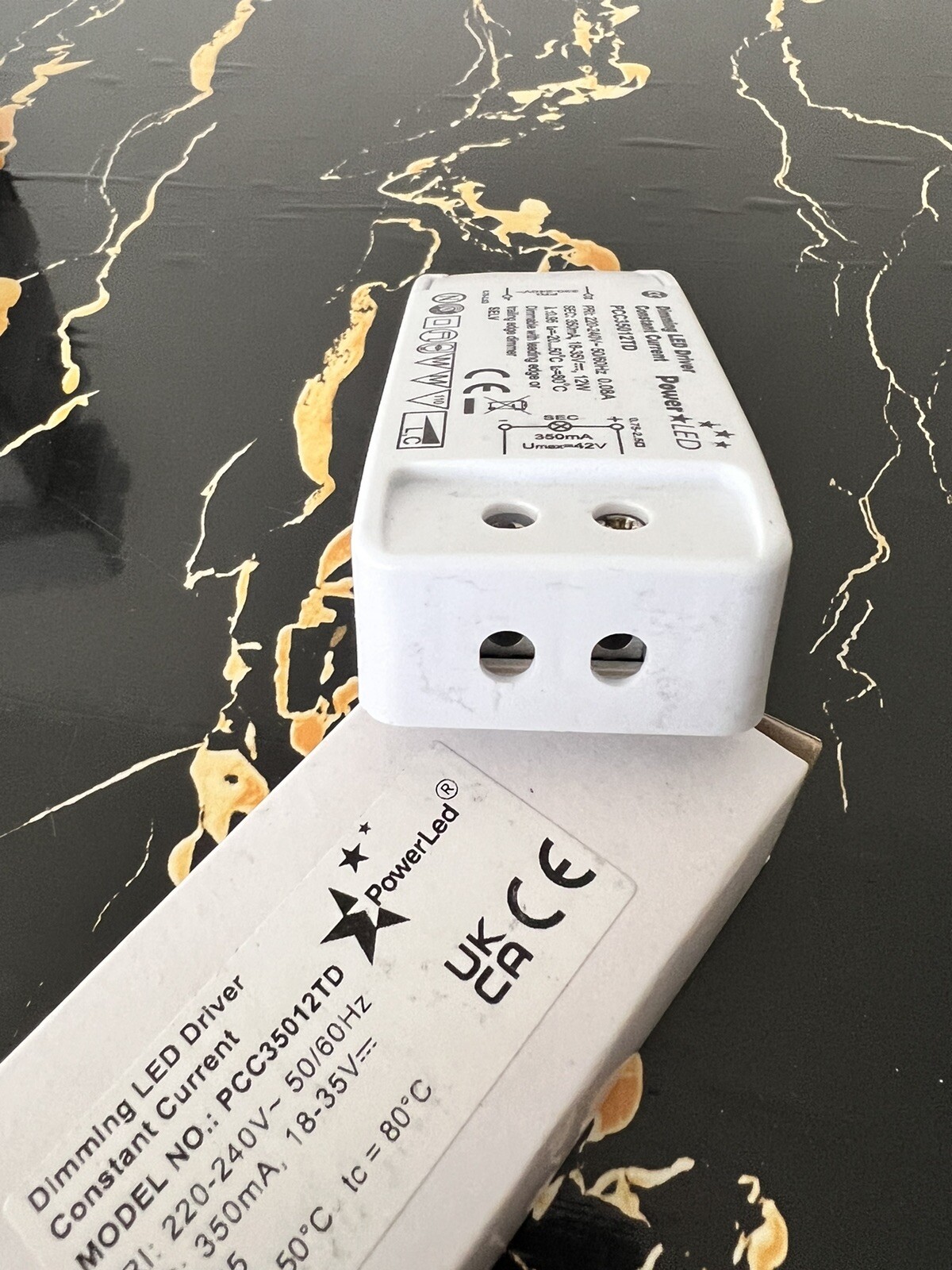 12W LED Driver - 350mA Constant Current - Fixed Output Power Supply ...