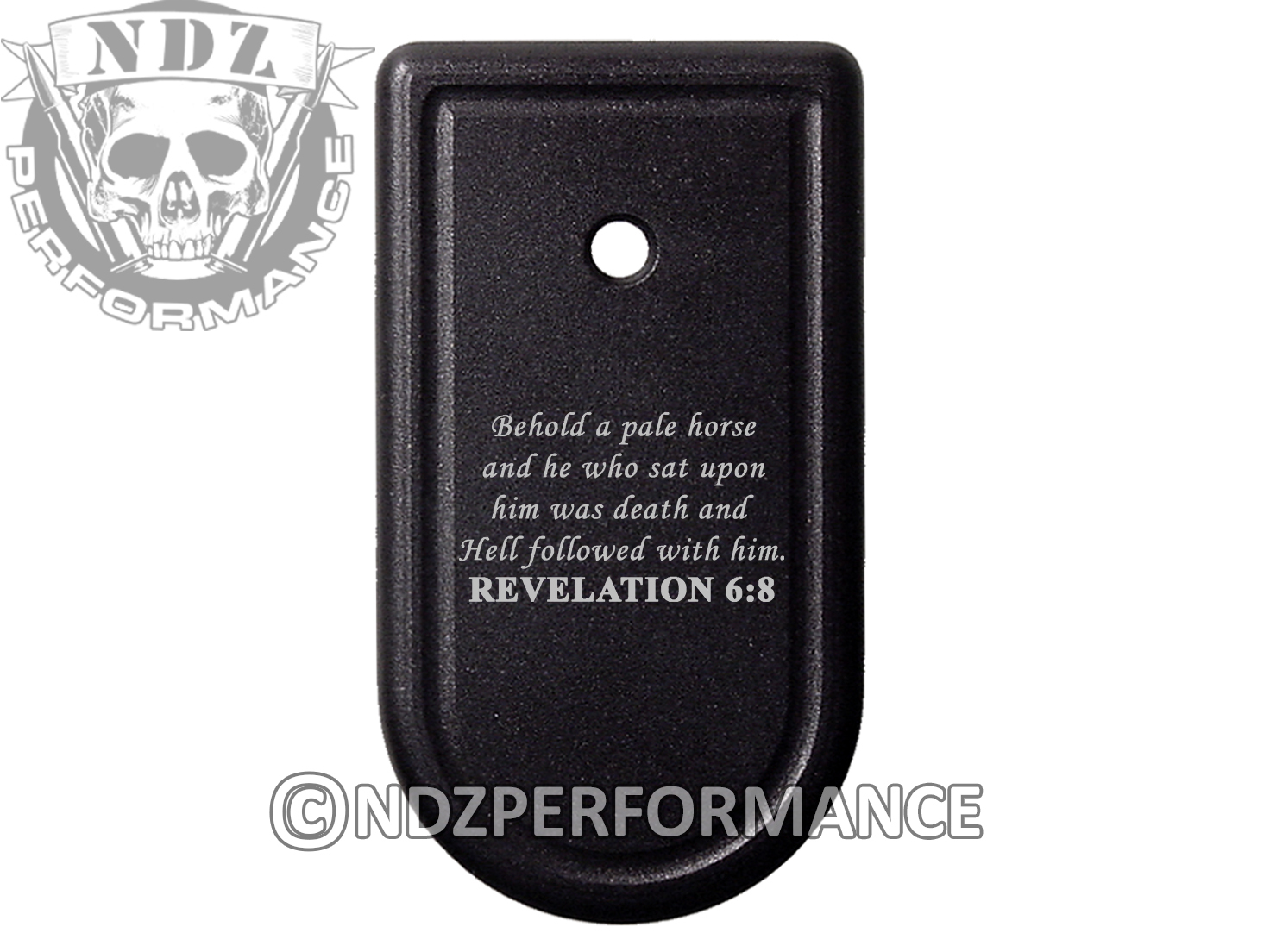 for Springfield XD-S Mag Floor Plate 9MM 40 45 Black Bible Revelation 6 ...