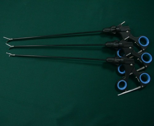 3pcs Laparoscopic Universal Allis Tooth 1x2 Grasper 5mm Instruments CE ...