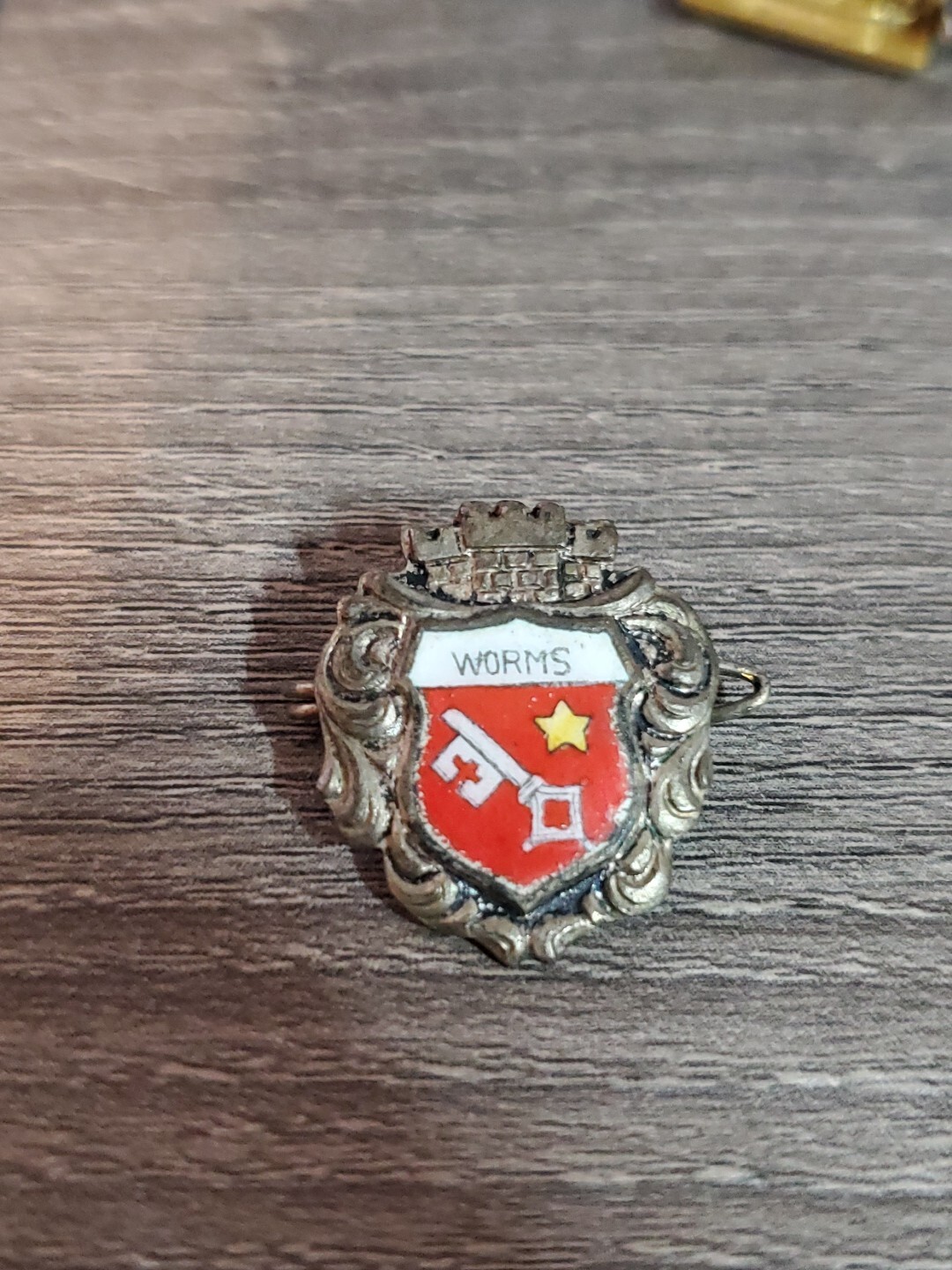 Worms GERMANY CREST COAT OF ARMS TRAVEL Souvenir PIN Fh | eBay