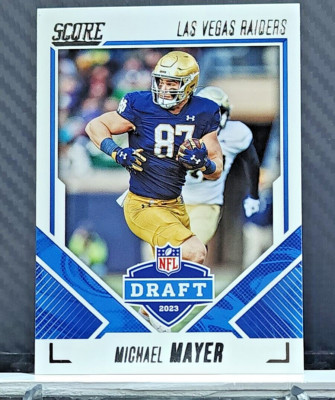 Michael Mayer 2023 Score NFL DRAFT ROOKIE #16 - Raiders RC | eBay