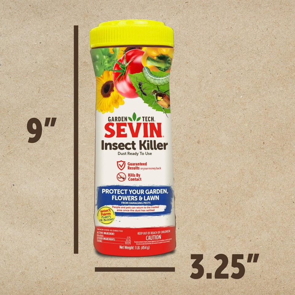 GardenTech SEVIN Garden 5% Dust Bug Insect Killer Pesticide - 1 Lb | eBay