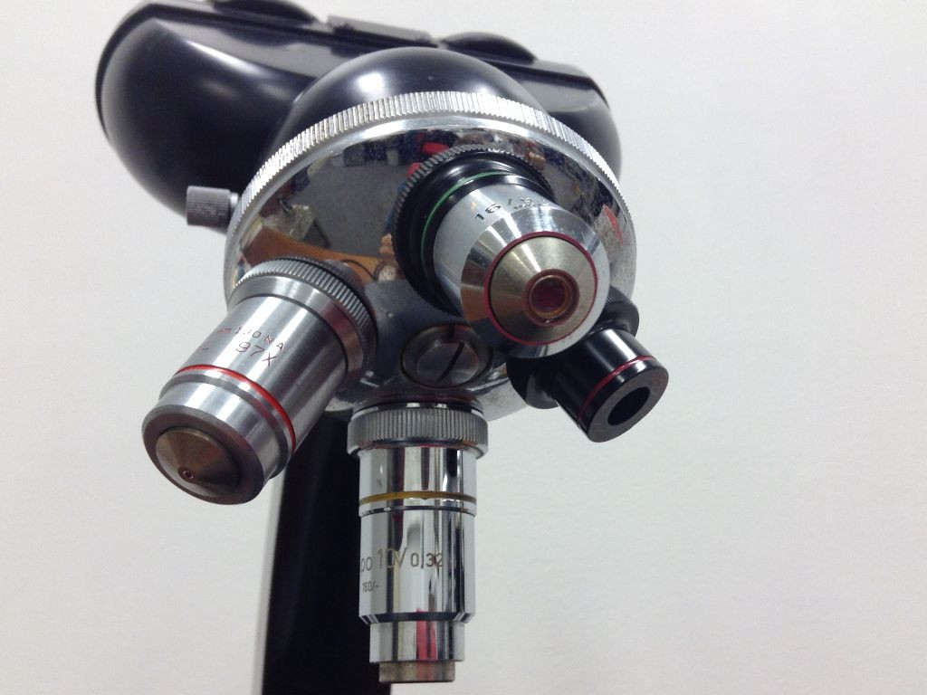 Carl Zeiss - Compound Microscope with four Objective Lenses | eBay UK