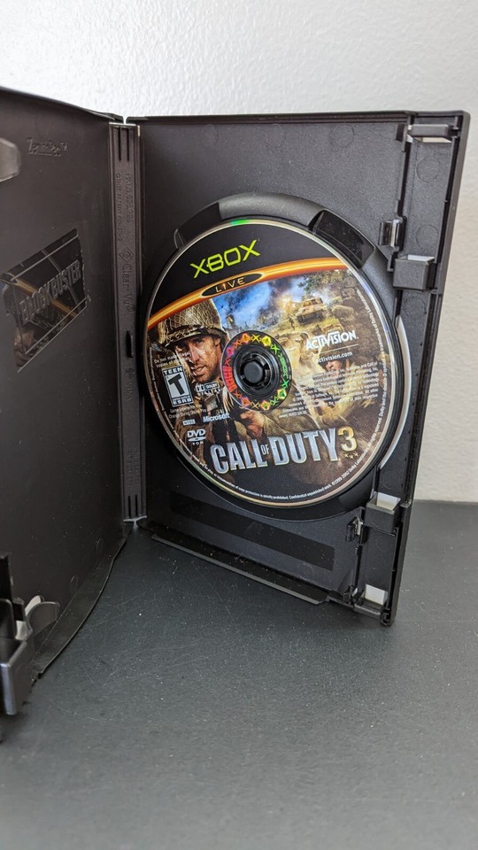 Call of Duty 3 (Microsoft Xbox 360) -blockbuster copy. Xbox live ...