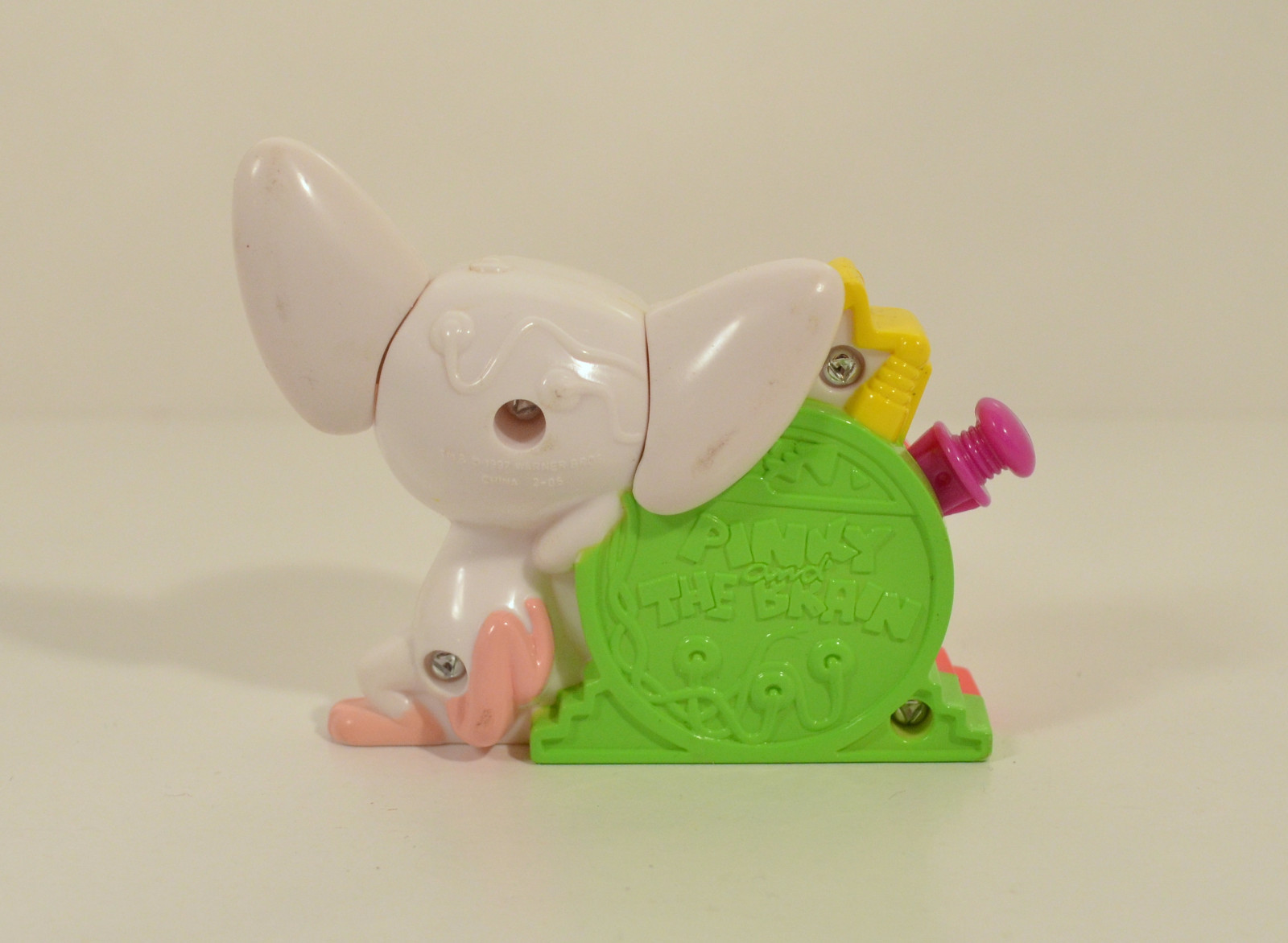 1997 Pinky & Brain Hypnotizer 3.5" Wendys Kids Meal Action Figure ...
