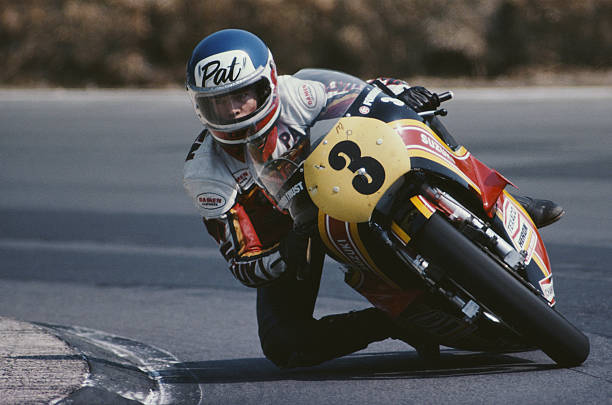 Pat Hennen Rides His Heron Suzuki Rg500 Motorcycle 1978 Old Photo | eBay