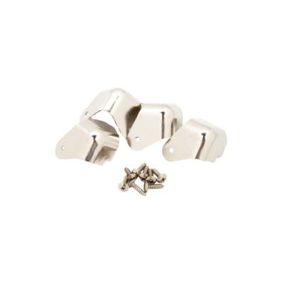 Corners, Fender, for amplifier, Nickel, 2-Hole with hardware, Package ...