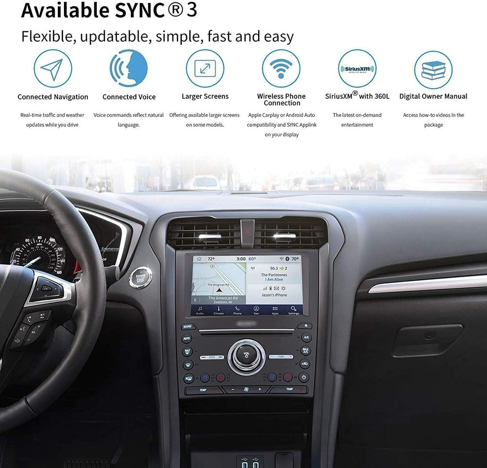 OEM Sync 2 To 3 Upgrade Kit 3.4 For Ford Sync3 Apim Module with ...