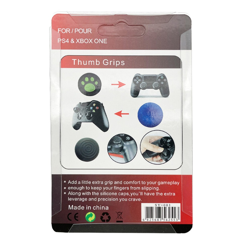 4pcs Cat Paw Thumb Grips for PS5 PS4 PS3 Xbox One 360 Controller (Green ...