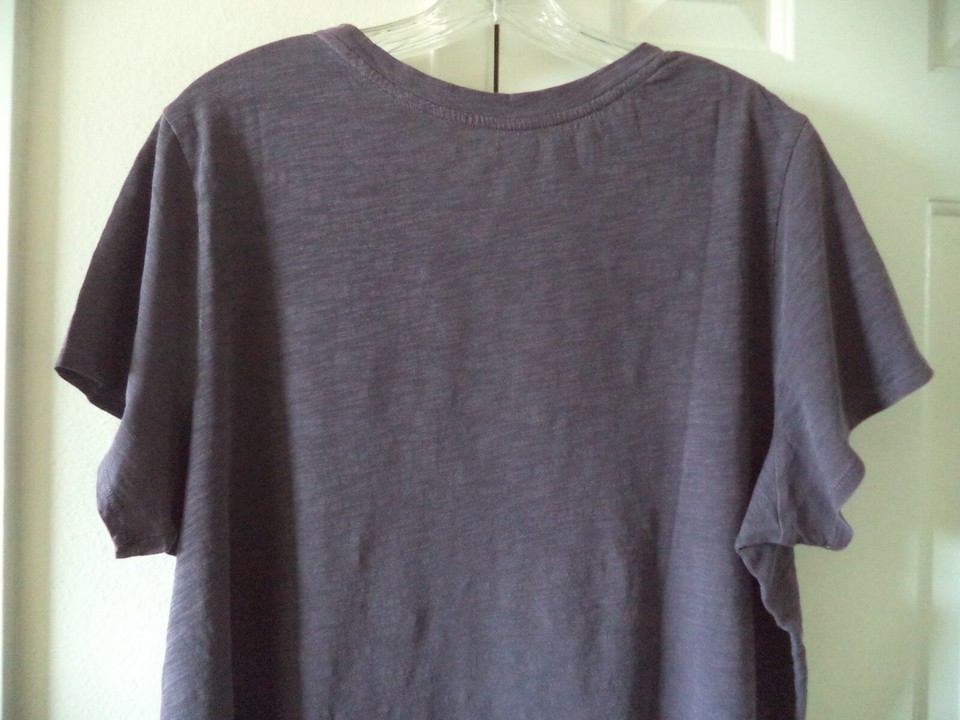 Hot Color! Old Navy Muted Grape Vintage Purple Cotton Scoop T-shirt 16 ...
