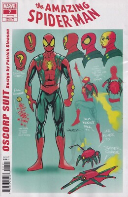 AMAZING SPIDER-MAN #7 1:10 PATRICK GLEASON OSCORP DESIGN VARIANT MARVEL ...