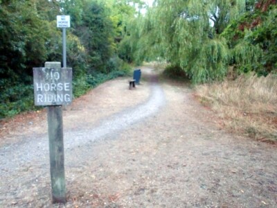 Photo 6x4 No Horse Riding Sign, Hadley Green, Hertfordshire Barnet ...