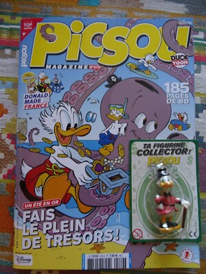 PICSOU MAGAZINE " AVEC FIGURINE COLLECTOR " 185 pages # 579 # JUILLET ...