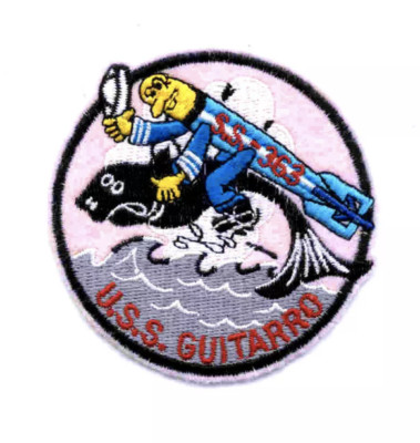 3.125" NAVY USS SS-363 GUITARRO EMBROIDERED PATCH | eBay