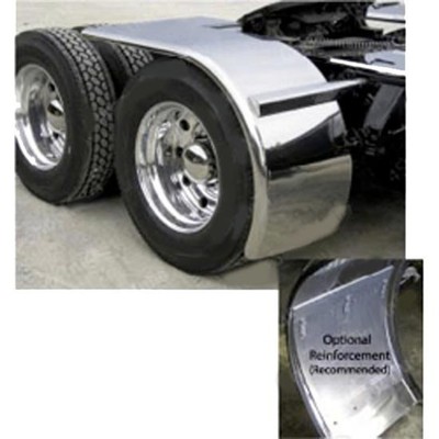 80 Inch Rollin Lo Long Stainless Steel Half Fender W/ Rolled Edge | eBay
