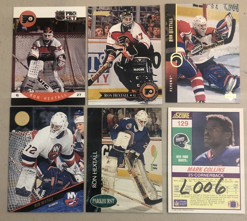 Ron Hextall 🥅 Flyers Islanders Nordiques Hockey Cards 🥅 5 Card Lot 🥅 ...