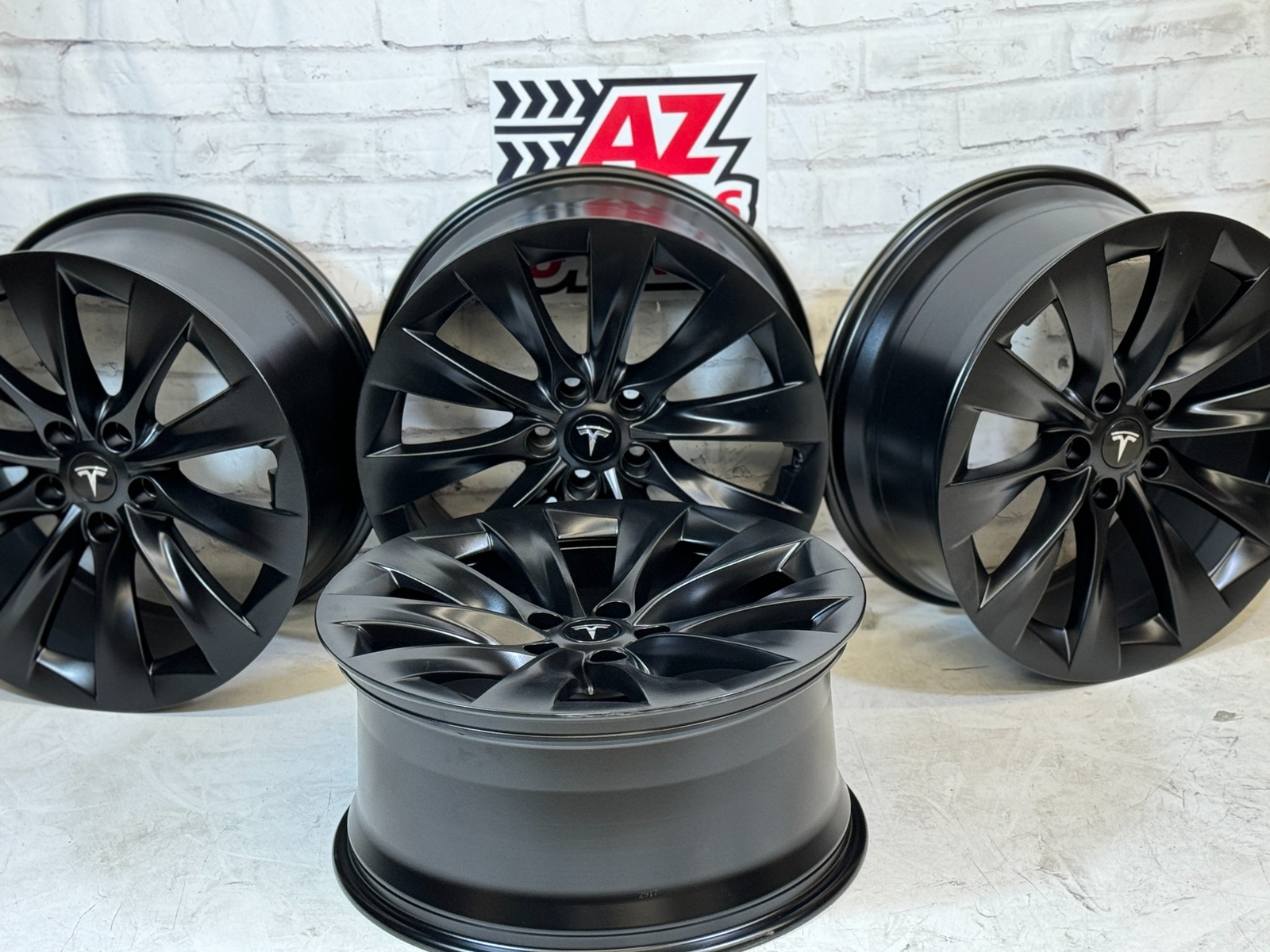20" Inch TESLA OEM Wheels Rims Model Model X and Model S 5x20 Staggered ...