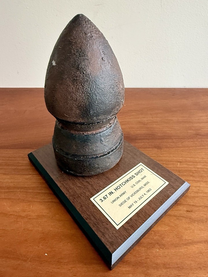 Rare 1950’s Gettysburg Battle Field Museum Union Army Hotchkiss Shell ...