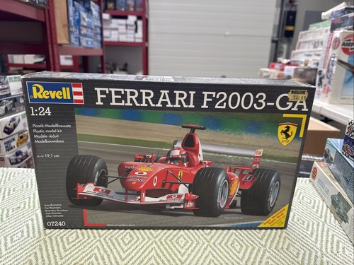 New & Sealed Contents Revell Ferrari F2003-GA F1 Racing Car 1:24 Scale ...