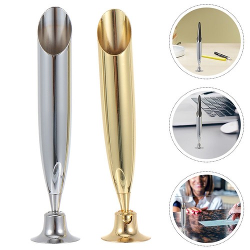 4 Pcs Retro Quill Pen Desk Holders Display Stand Metal Quill-pen | eBay