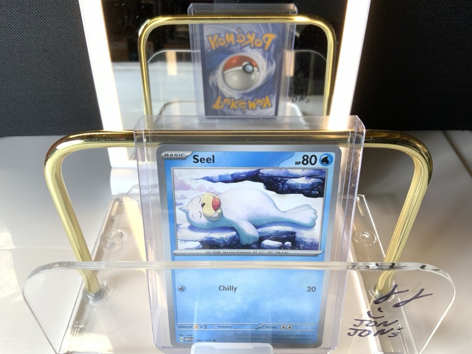 EXACT CARD PICTURED Seel Pokemon SV 151 MEW 086 ENG Non-F | eBay
