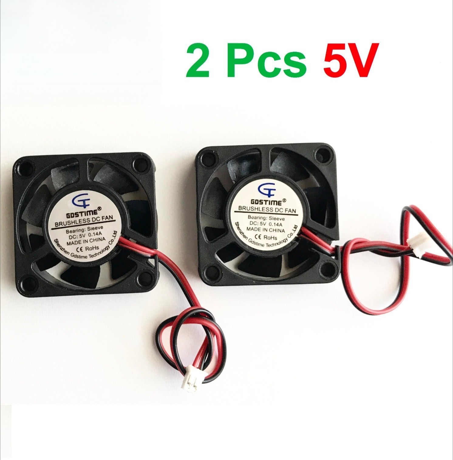 2pcs BRUSHLESS DC 5V 12V 24V 40mm Cooling Computer Fan 4010 40x40x10mm ...