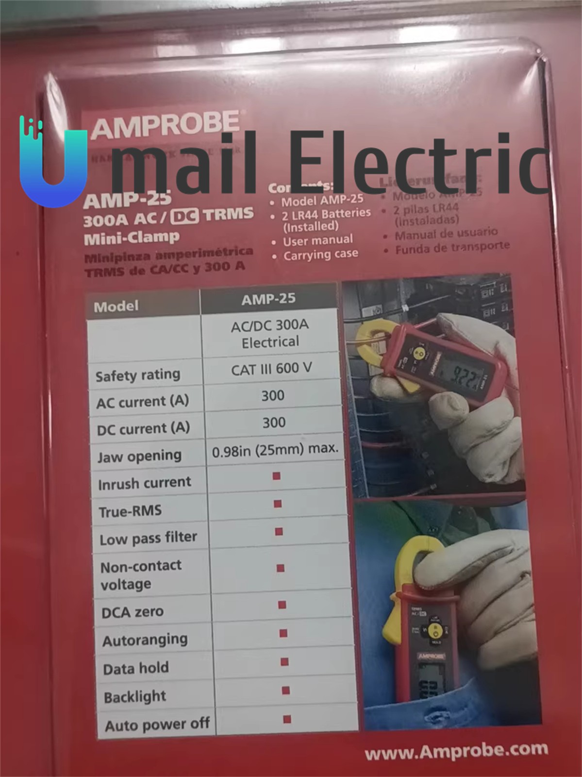 Amprobe AMP-25 Digital Mini-Clamp 300A* | eBay