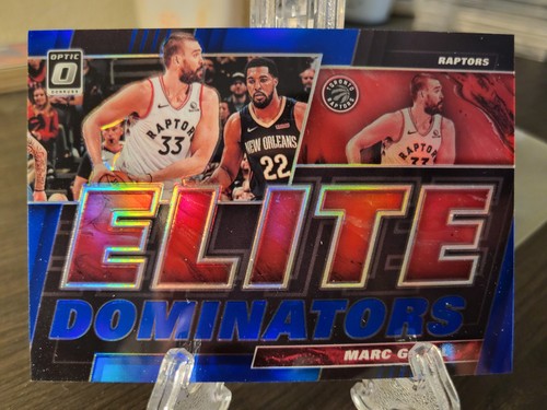 2019-20 Panini Donruss Optic - Elite Dominators Marc Gasol #22 Blue ...