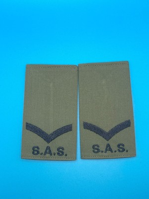 Special Air Service SAS Rank Slides Olive Green - Lance Corporal LCpl ...
