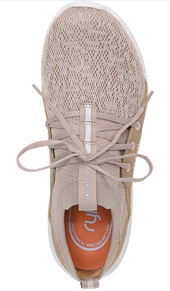 Ryka Women's Empower Slip On Faux Lace Walking Sneakers Quartz Pink 6 ...