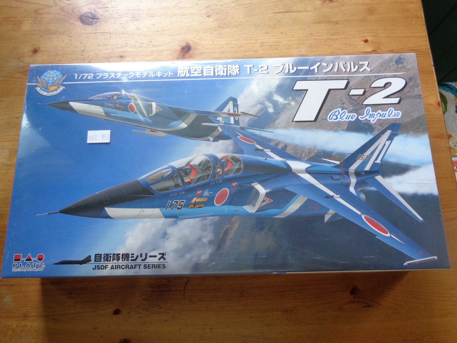 PLATZ 1/72 Scale, JSDF T-2 Blue Impulse Model Kit No AC-13, Japanese ...