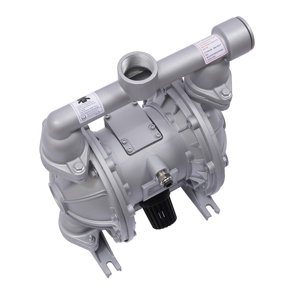 Pneumatic Air-Operated Double Diaphragm Pump 1/2in Inlet, Max Flow Rate ...