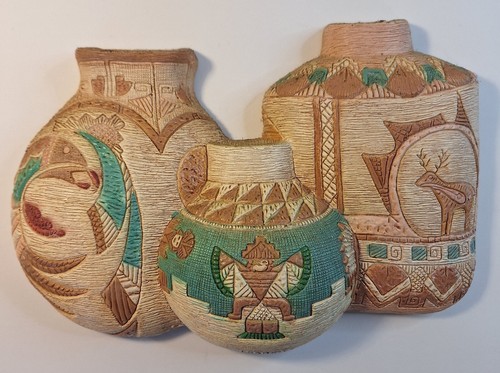 Southwestern Native American Pottery Wall Art Vintage Frankies Designs ...