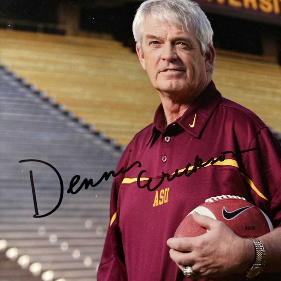 Dennis Erickson Arizona State Coach Signed Autographed 8x10 Photo | eBay