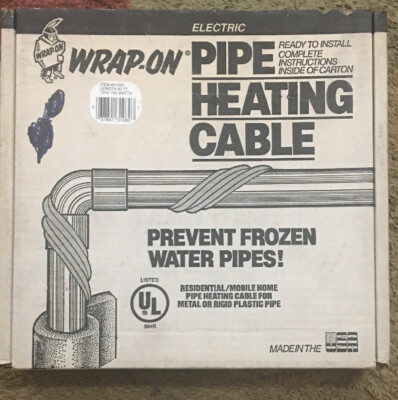 New, Wrap-on 31080 80Foot 160W 120V Pipe Heat Cable | eBay