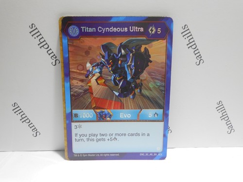 Bakugan Titan Cyndeous Ultra Card - Evo - Bakugan Resurgence - ENG 95 ...