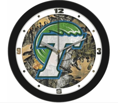 SunTime Tulane University Green Wave Camo 12” Wall Clock | eBay