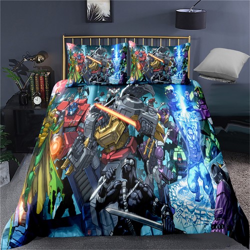 Transformers Cartoon Single Double King Super King Bed Duvet Quilt ...