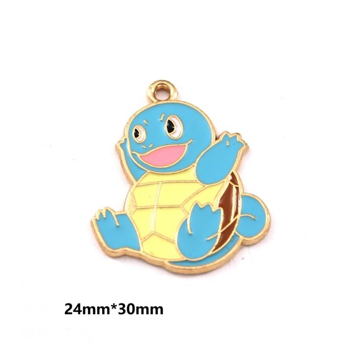 new 40pcs cartoon anime cute Metal Charms DIY necklace Jewelry Making ...