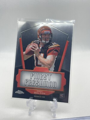 2011 Topos Chrome Andy Dalton Finest Freshman Rookie Bengals TCU | eBay