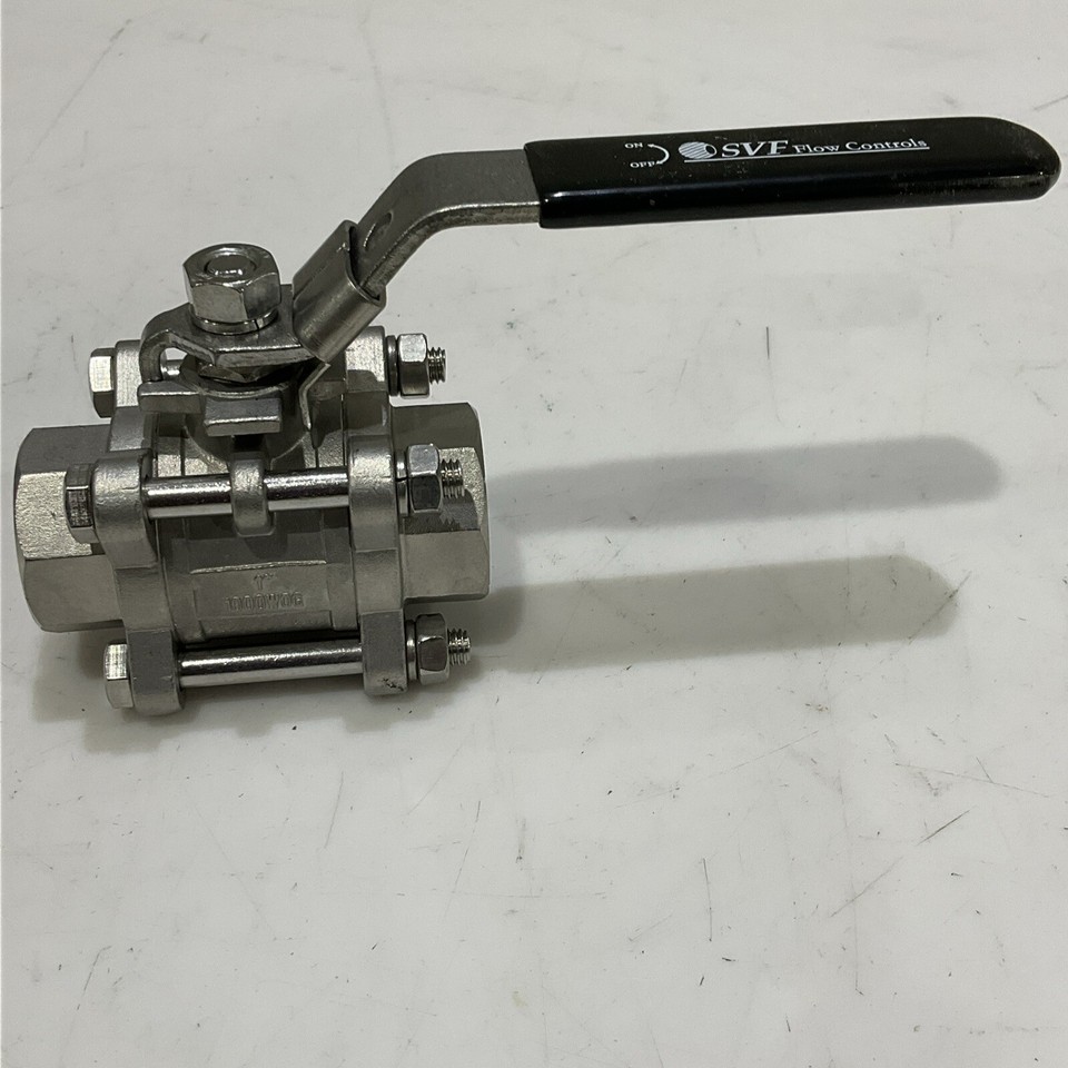 SVF FLOW CONTROLS 1000WG 3PC BALL VALVE 1" 1000#WOG CF8M C2H | eBay