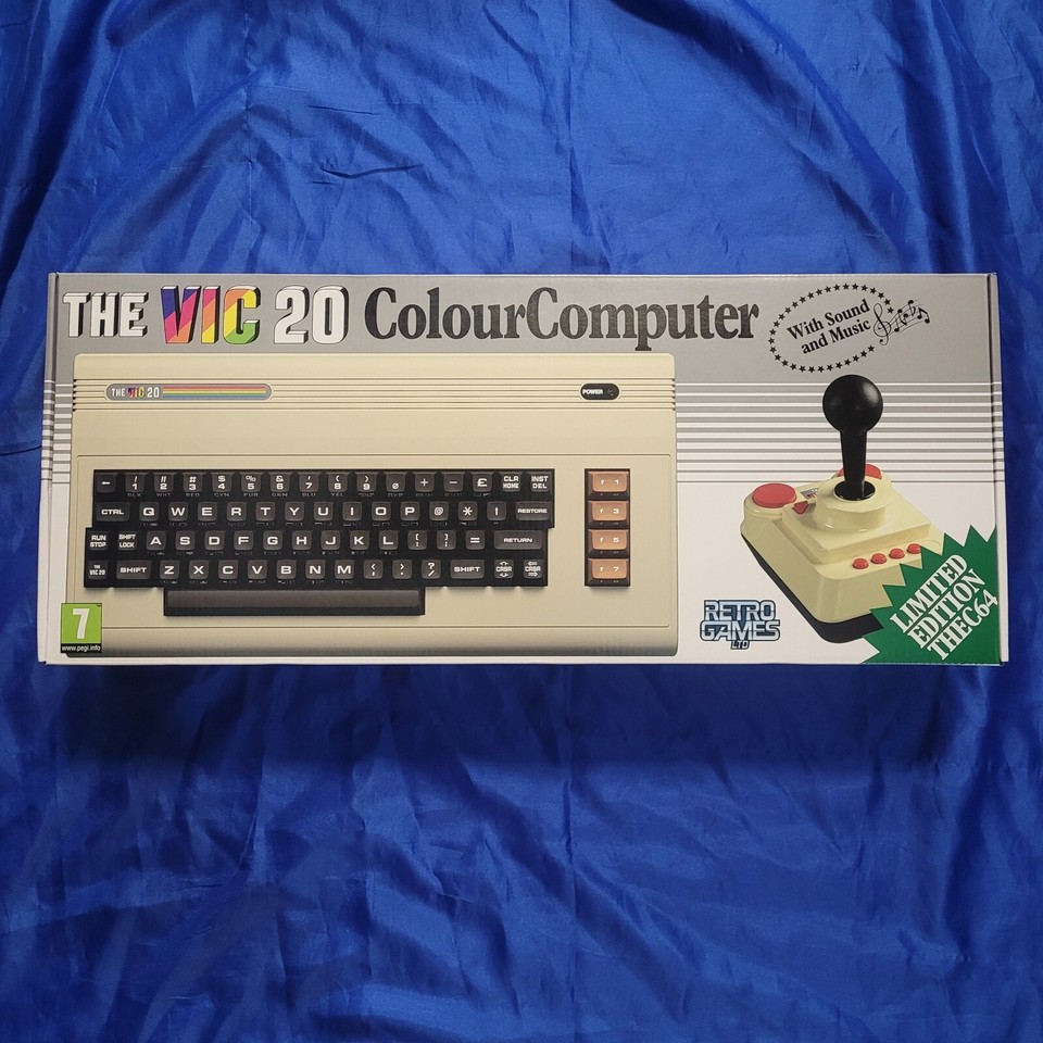 The C64 MAXI RETRO MICRO Computer CONSOLE Commodore 64 + Joystick *NEW ...