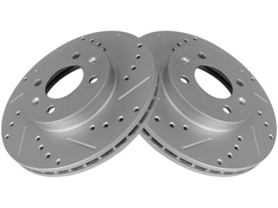 Front Brake Rotor Set 54RDQF86 for Kia Rio 2006 2007 2008 2009 2010 ...