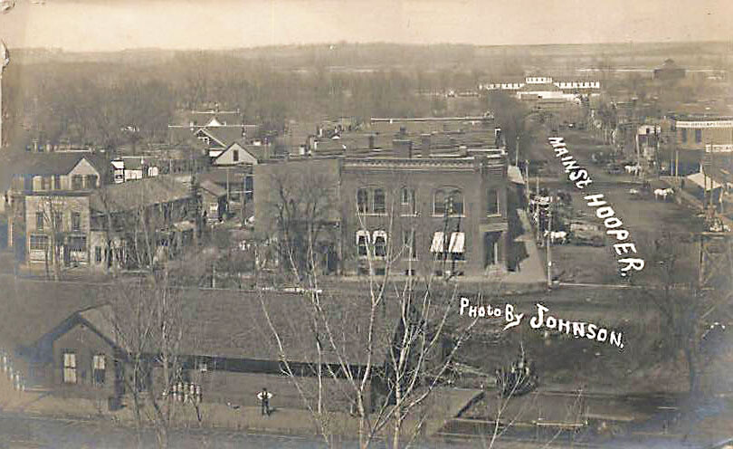 Hooper NE Railroad Station Train Depot Real Photo Postcard | eBay