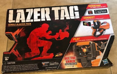 Lazer Tag Live Action Laser Combat Orange Single Blaster Pack NEW ...