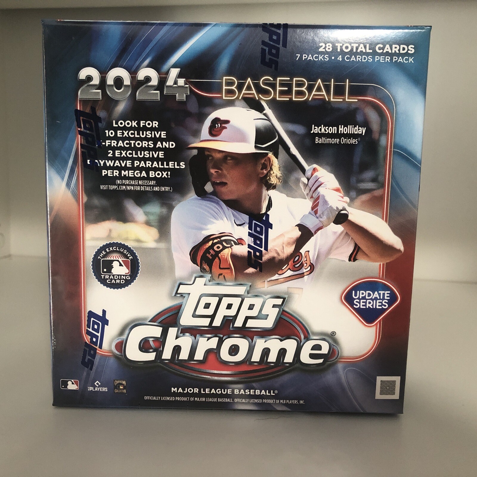2024 TOPPS Chrome MLB Baseball Cards Update Series Mega Box IN HAND ...