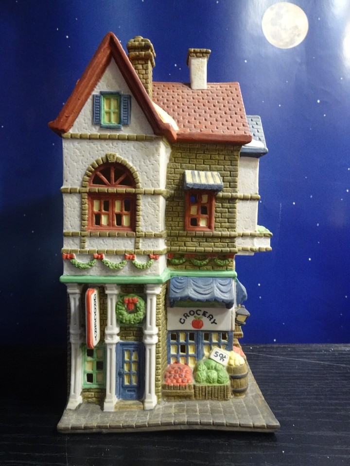 DEPT 56 CIC Hank's Market Corner Grocer 59706 1988 NO BOX NO LIGHT VGC ...