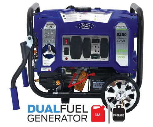 Ford FG5250PBR 5250W Portable Dual Fuel Gas Propane Generator for sale ...