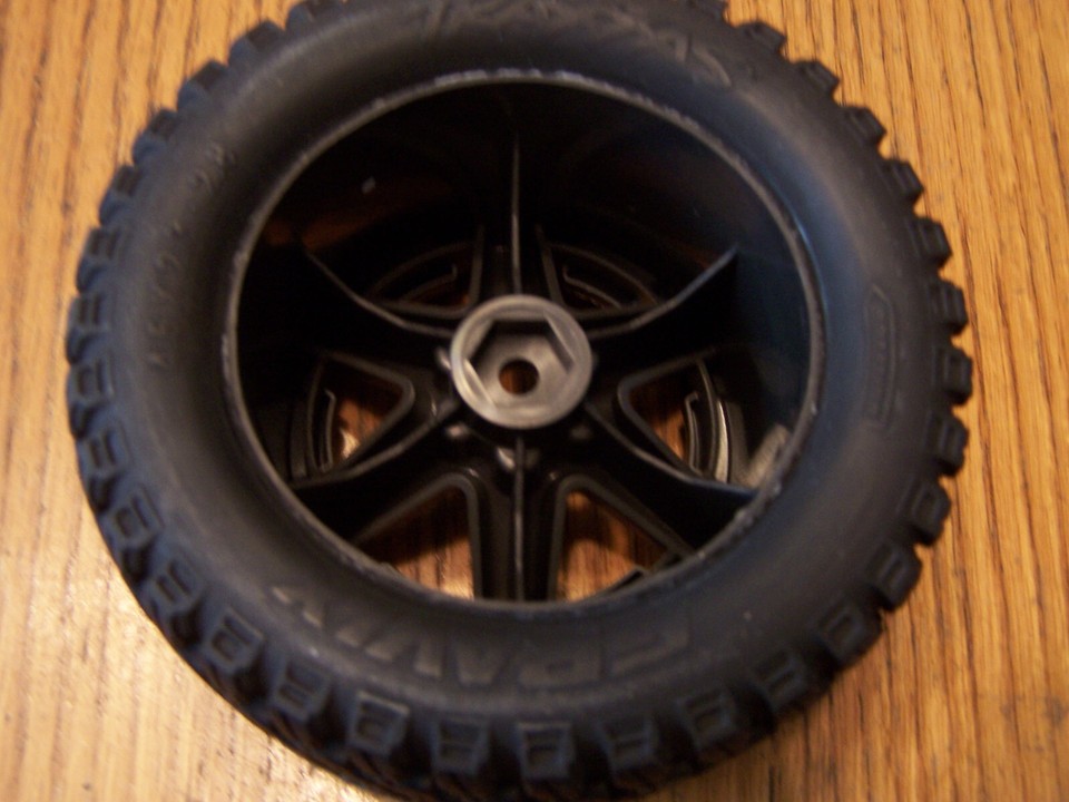 For Traxxas RUSTLER 4X4 Ultimate Charcoal Gray Black RXT Wheels 2.8 ...