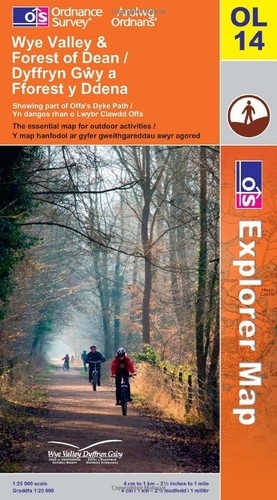 OL 14 Wye Valley and Forest of Dean (Explorer Maps) By Ordnance ...